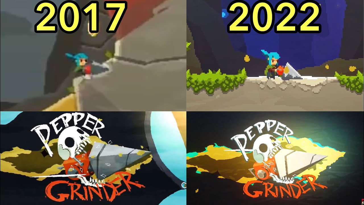 Evolution of Pepper Grinder game. - YouTube