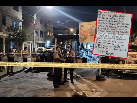 Sicarios acaban con la vida de venezolano y dejan nota: \