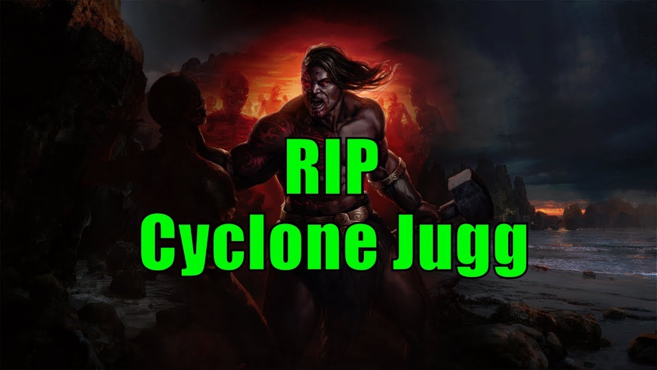 [PoE] RIP Cyclone Jugg - Legion 3.7 - YouTube