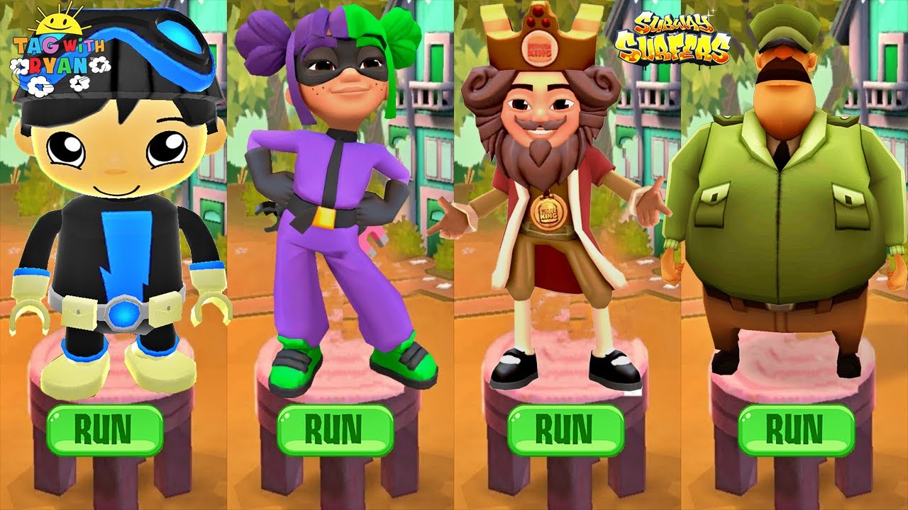 Tag with Ryan Midnight Spy Ryan vs Subway Surfers Super Runner Yutani ...