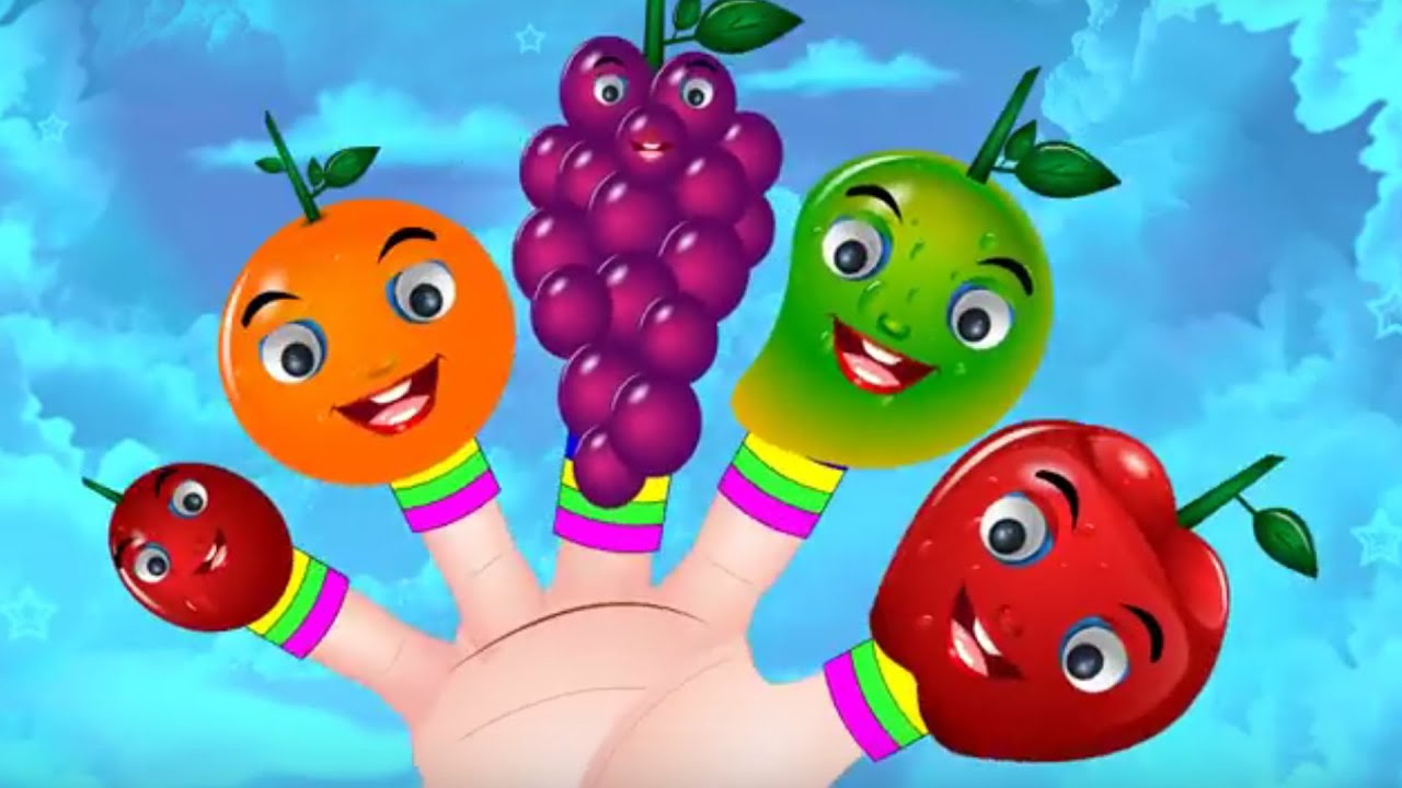 Fruits Finger Family Song | Fruits Finger Nursery Rhymes & Songs For ...