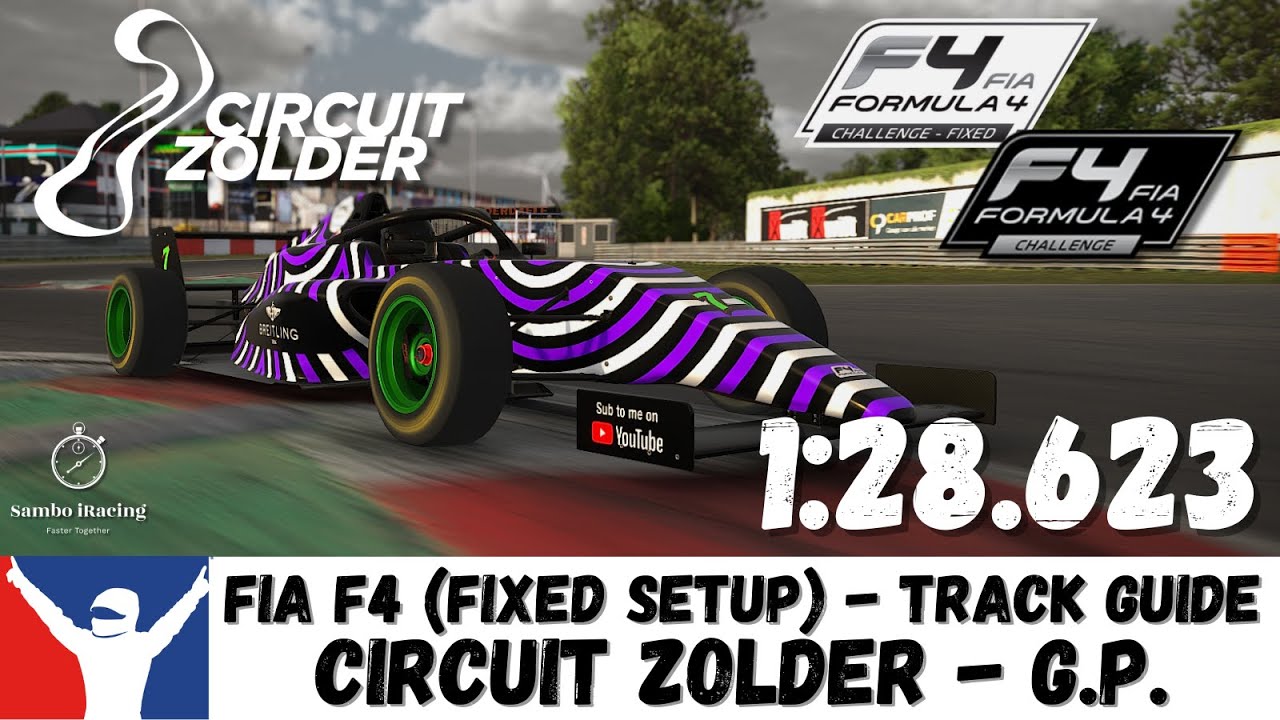 iRacing FIA IR04 F4 Zolder Grand Prix - 1:28.623 (Using Fixed Setup ...