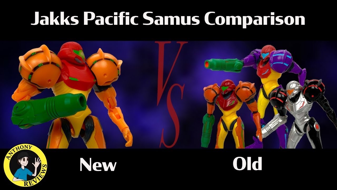 Jakks Pacific Samus Aran Metroid Figure Comparison! - YouTube