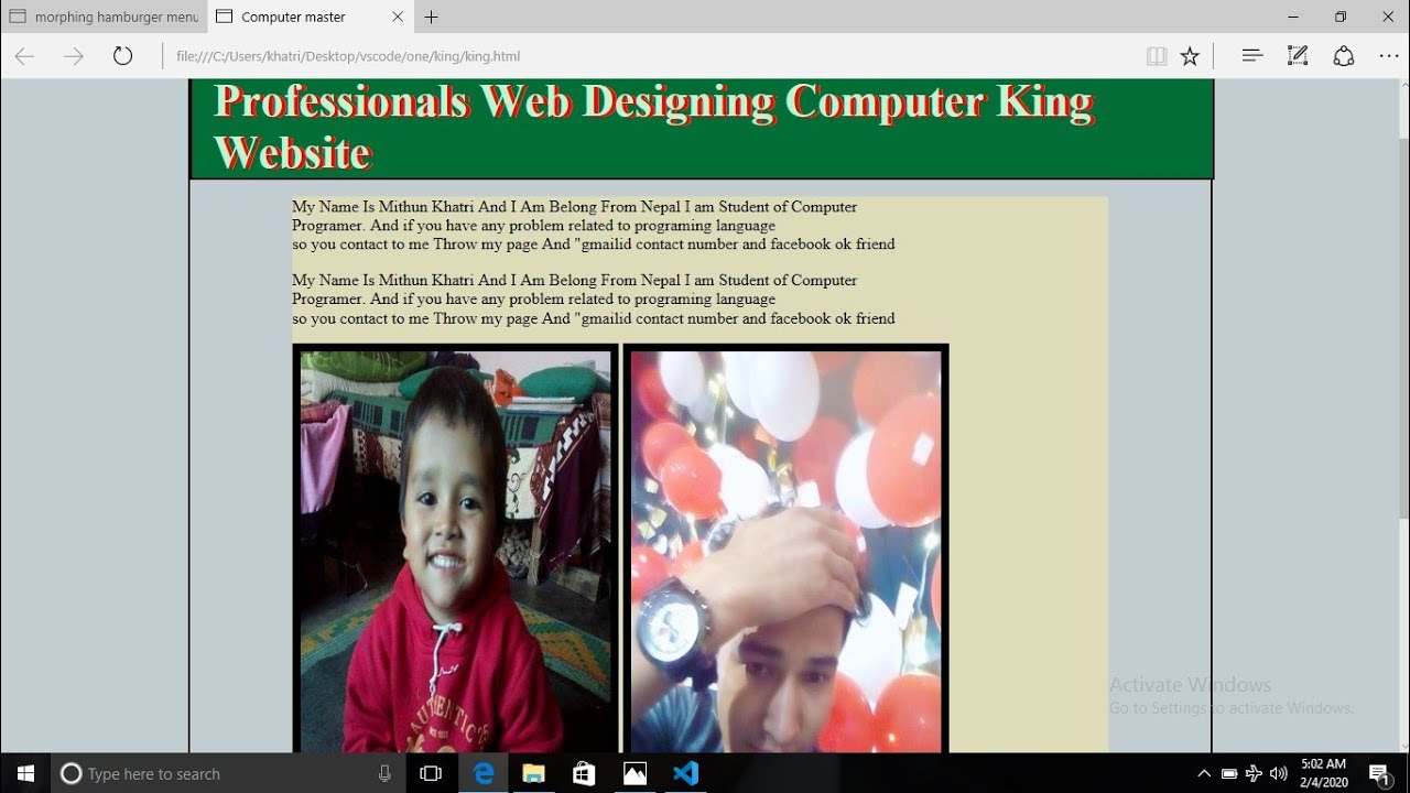 How To Create Web Page In HTML YouTube How To Create Web Page In HTML YouTube
