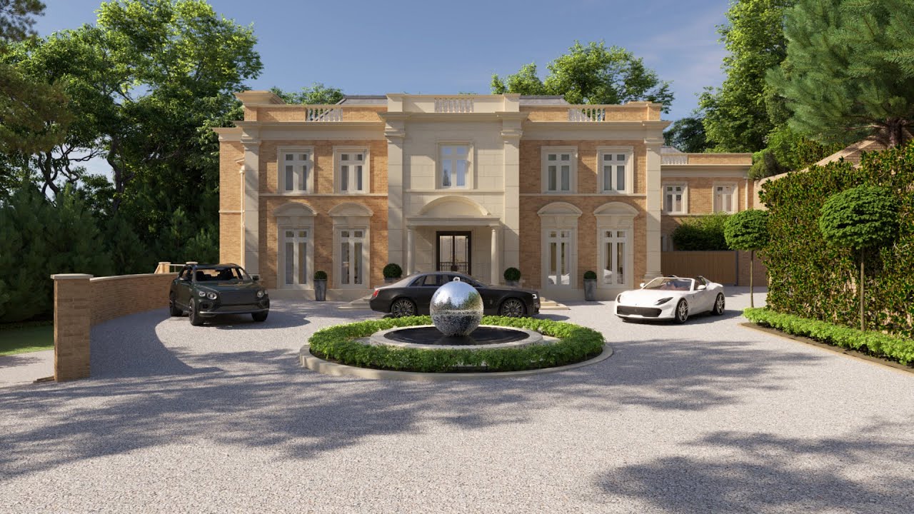 15,000 sq ft St Georges Hill Mega Mansion design and build by 1.61 ...