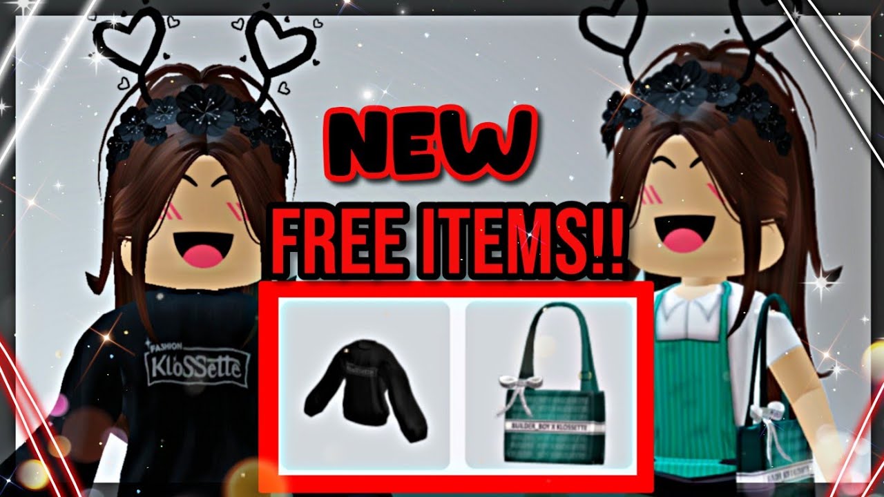2 NEW 0 ROBUX ITEMS!! [SWEATER AND PURSE] 😱 😍🎊 - YouTube
