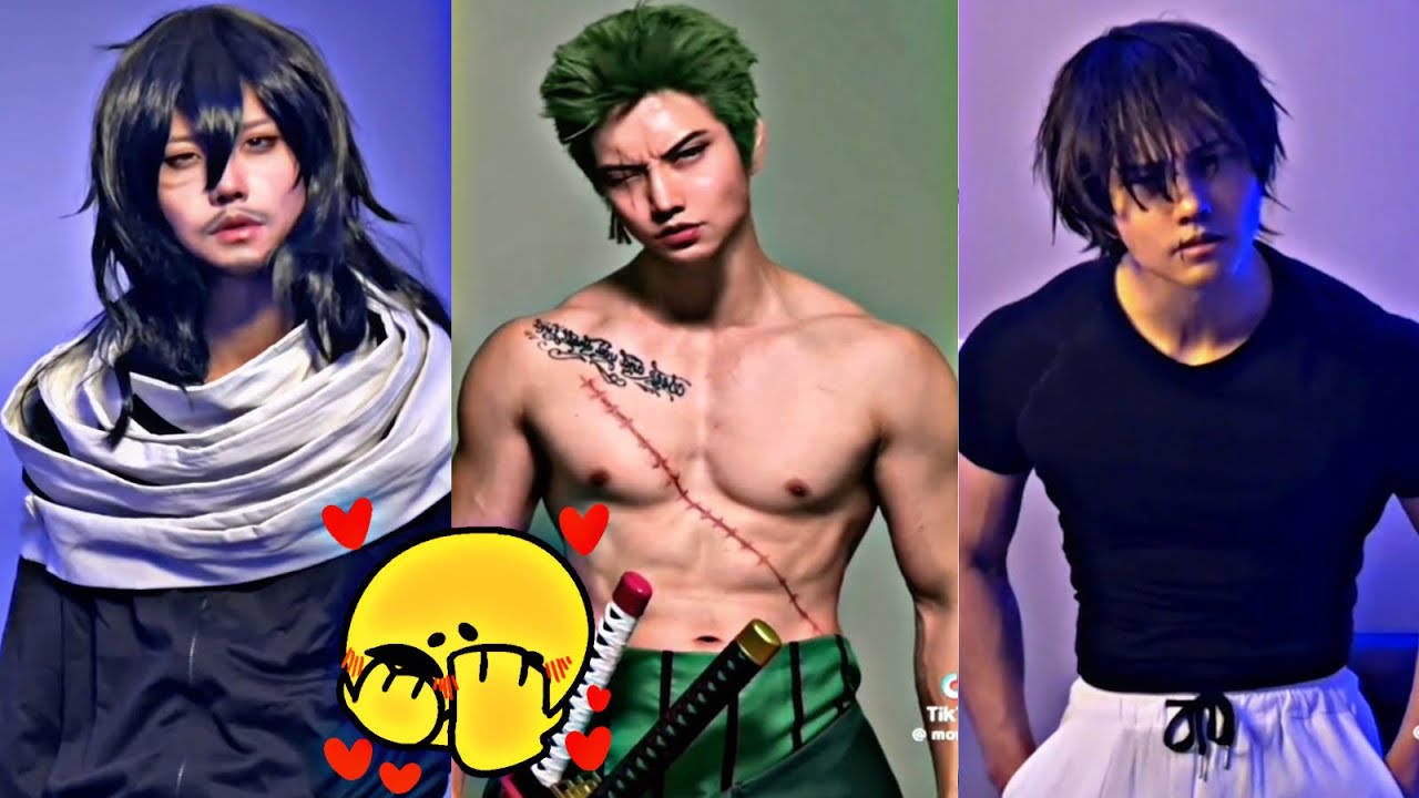 Mowglij Casually Shapeshifting Into Anime Characters Tiktok Cosplay Compilation Youtube