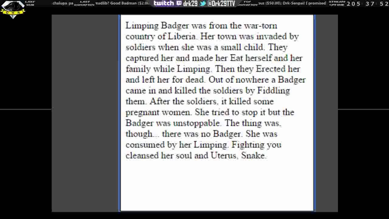 Limping Badger - YouTube