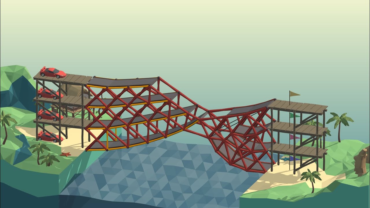 Poly Bridge [Ep 28]: When bridges do not work...(7-7, 7-8, 7-9) - YouTube