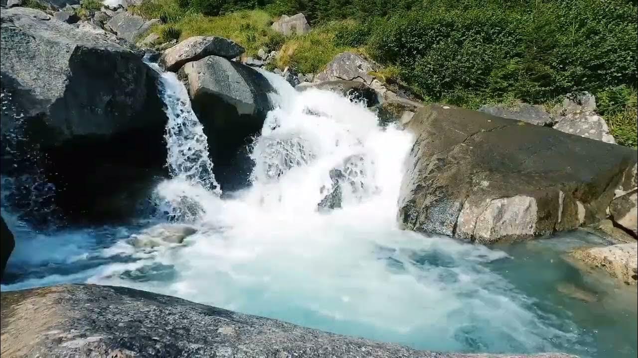 Relaxing waterfalls sounds | Water white noise | peaceful music - YouTube