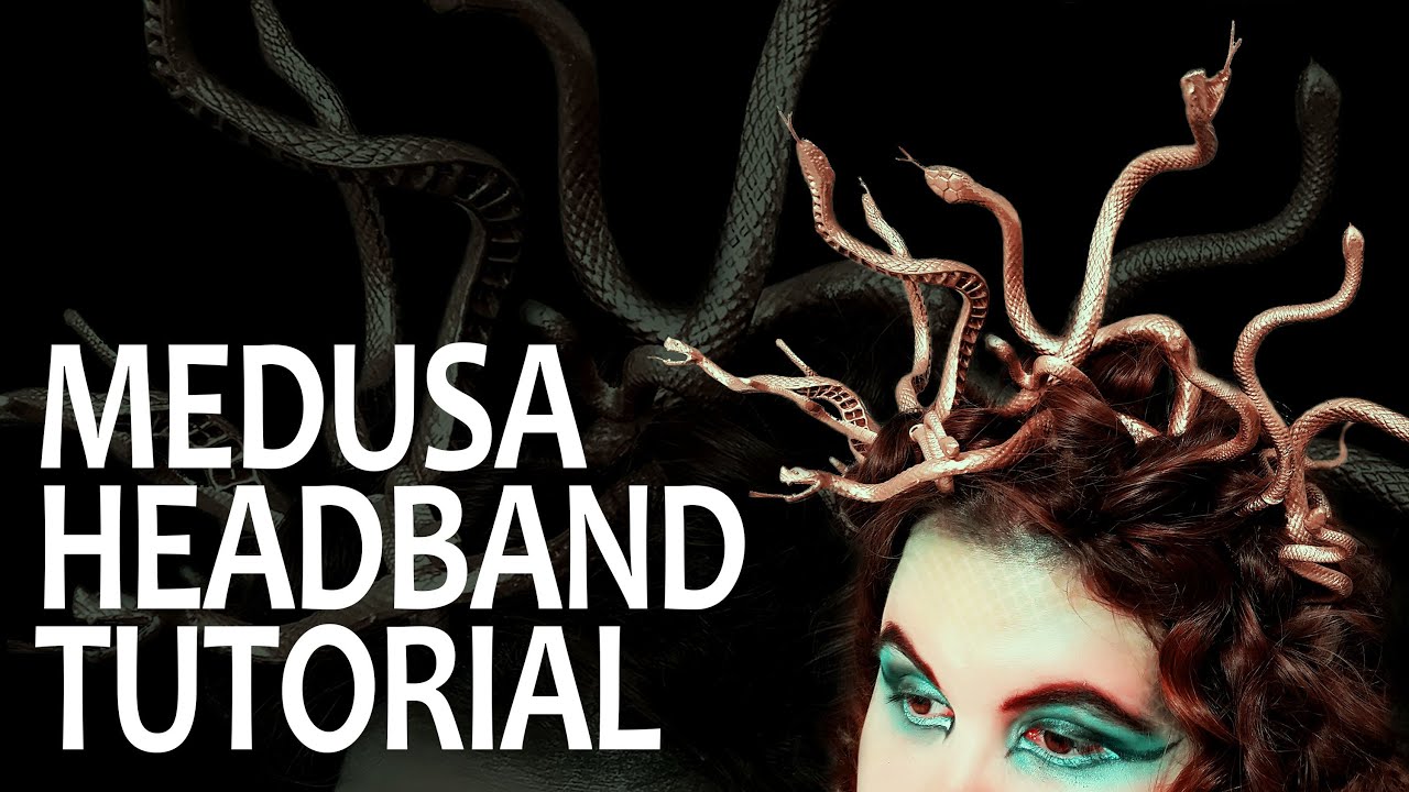 Medusa Headband Tutorial | How to Make a Medusa Snake Crown for Medusa Costume - YouTube