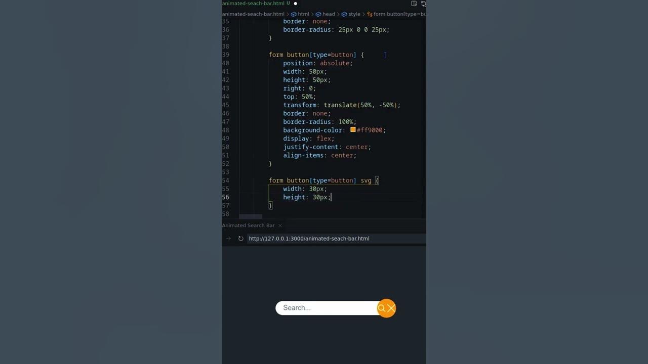 Beginner Friendly Guide To Building Animated Search Bars Html Css And Js Tutorial Geekboots 0435