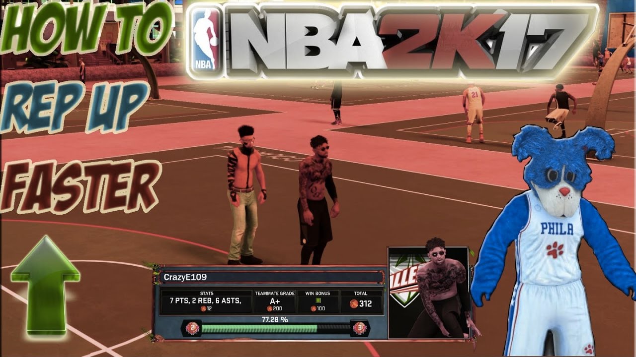NBA 2K17 | HOW TO REP UP FAST | FASTEST WAY TO REP UP | PARK | SS3 ...