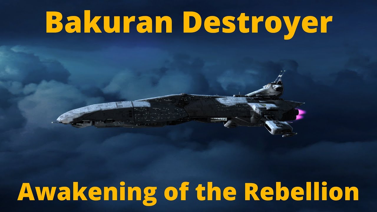 Bakuran Destroyer Ship Showcase AOTR 2.10 - YouTube