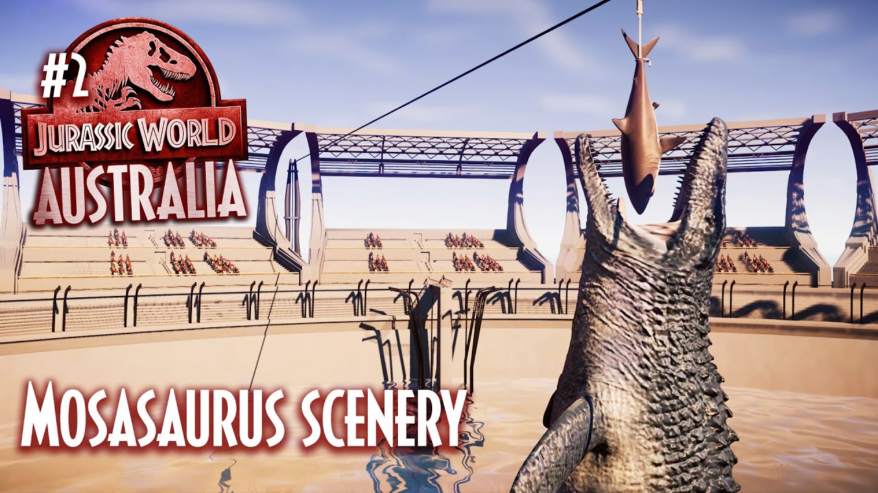 MOSASAURUS LAGOON with Feeding Show MOD | Jurassic World Evolution ...