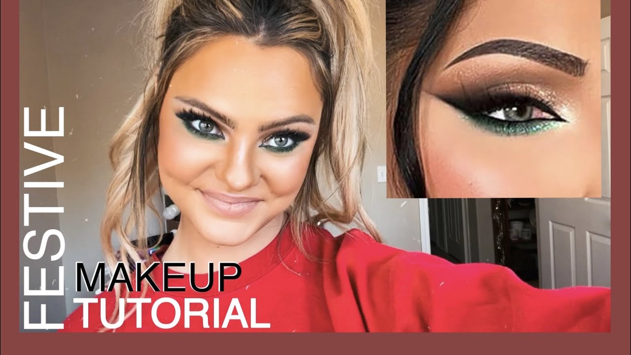 FESTIVE MAKEUP TUTORIAL - YouTube
