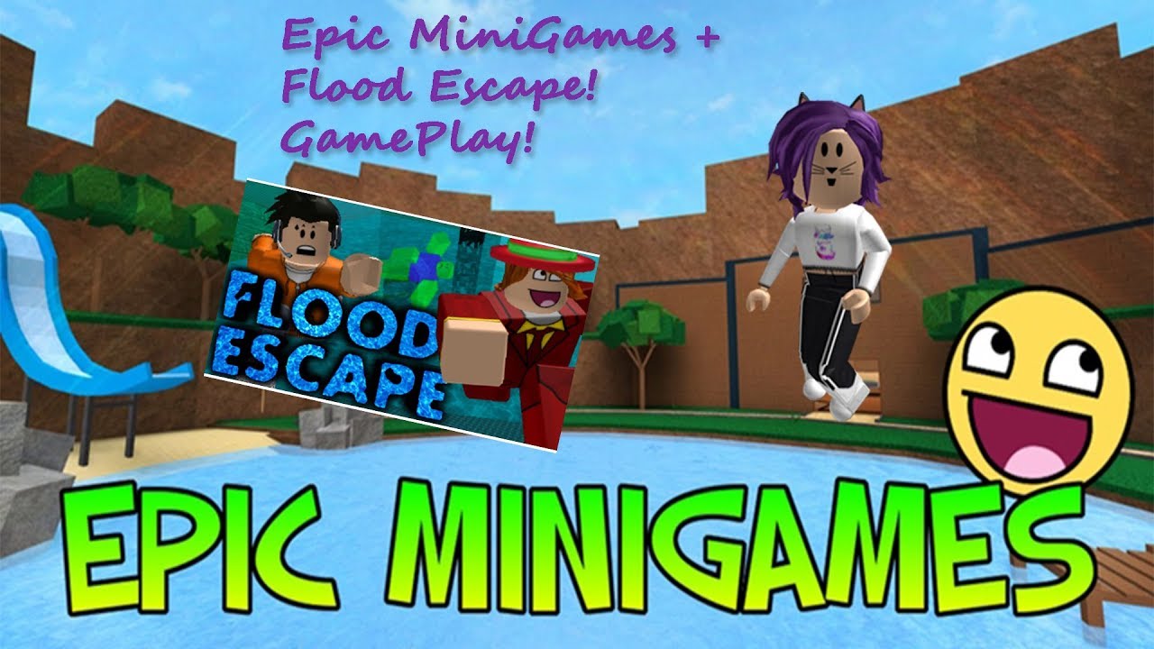 Roblox Epic MiniGames + Flood Escape Gameplay with Grace Gaming! - YouTube