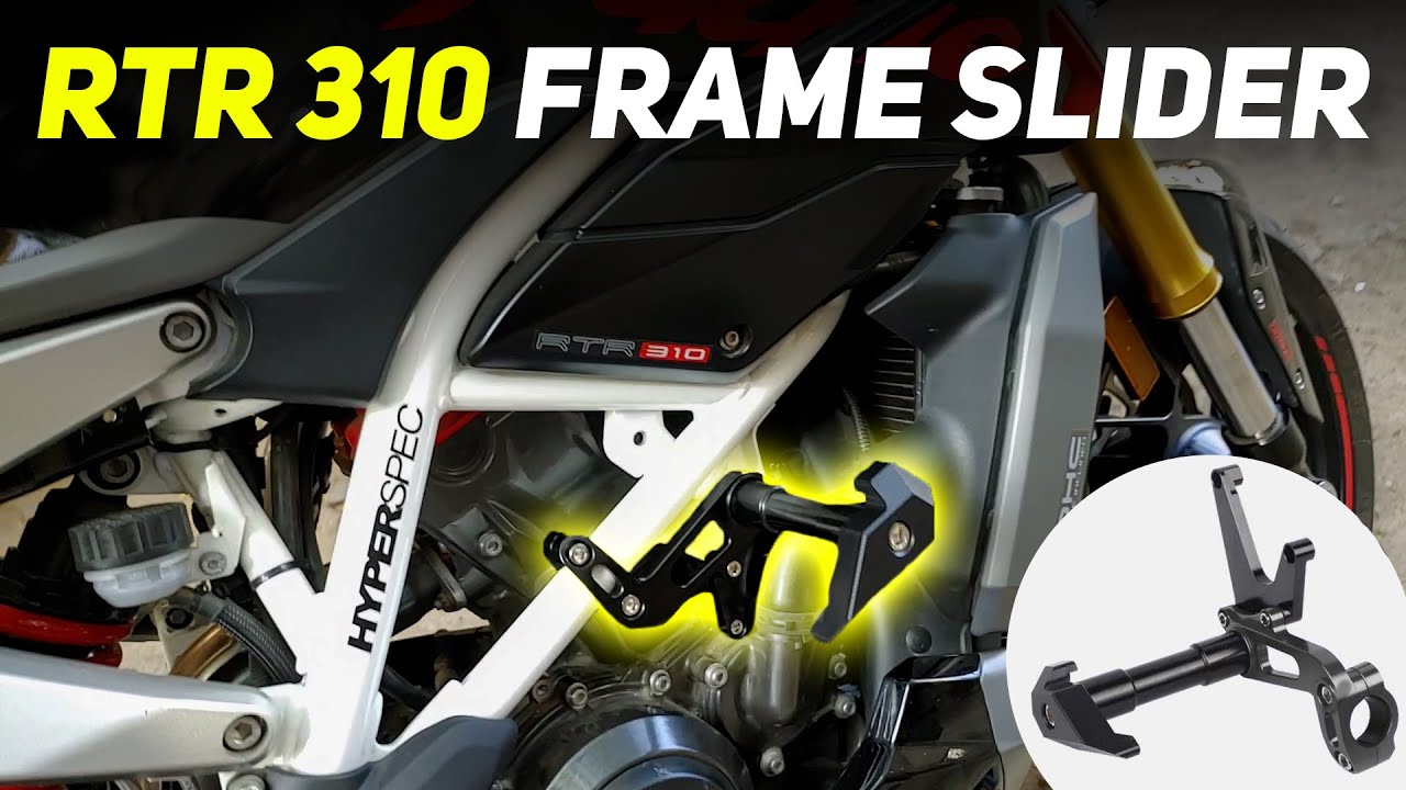 RTR 310 Frame Slider Installation | Best Frame Slider for Apache RTR ...