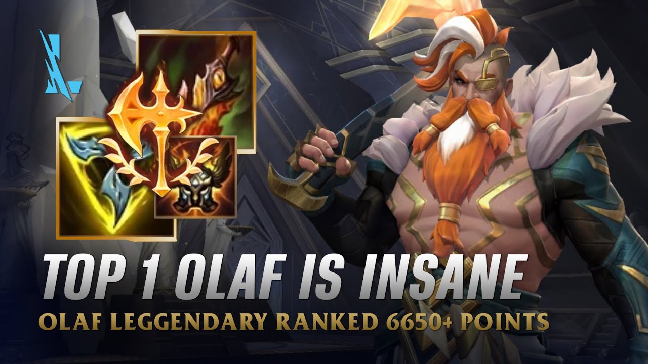 Wild Rift OLAF - TOP 1 Sentinel Olaf S14 Ranked Gameplay + Build - YouTube