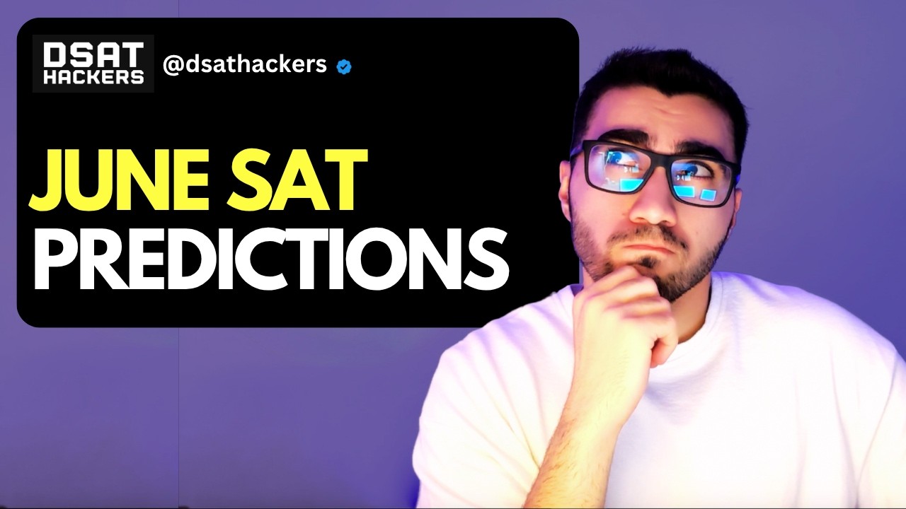 June SAT Last Minute Questions You MUST Know! - YouTube