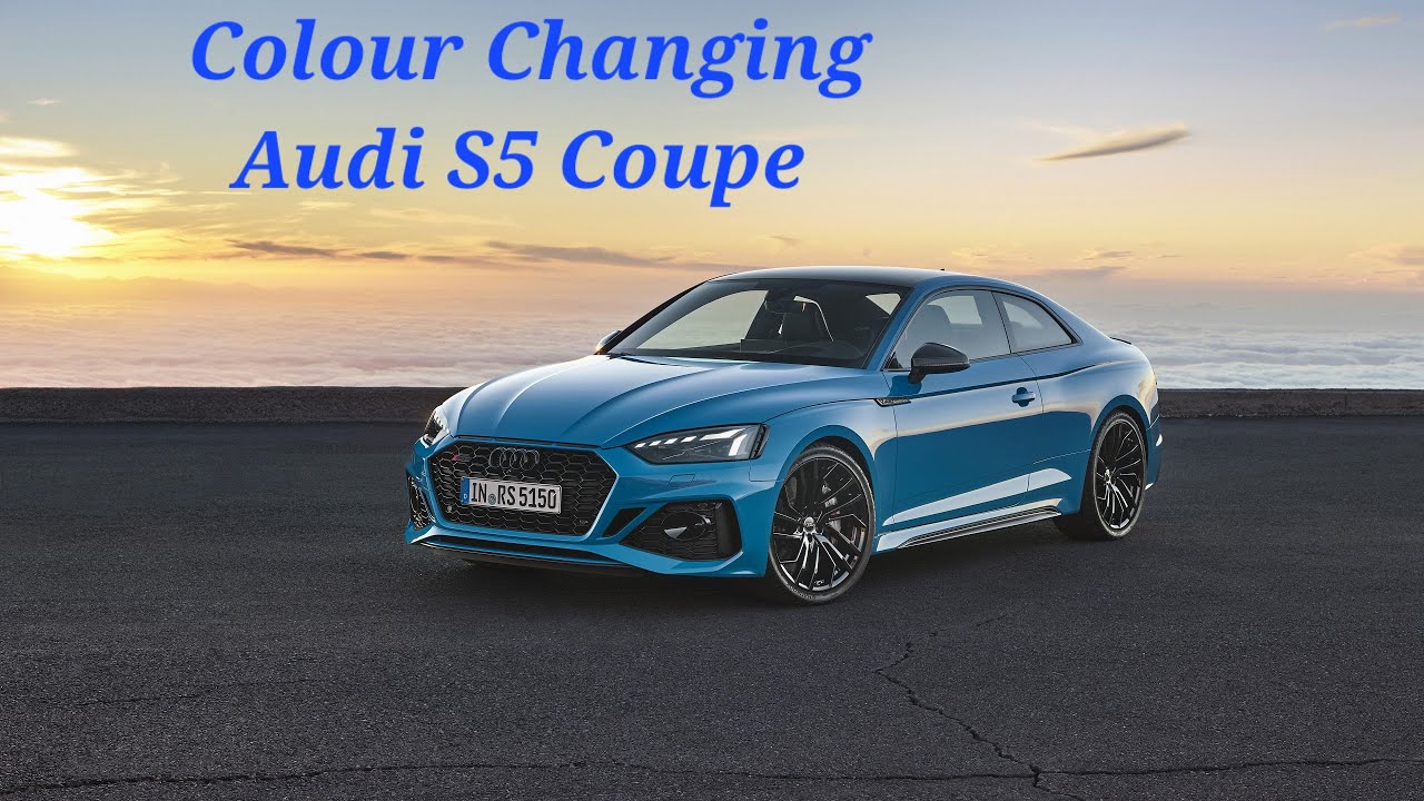 The world first fully Colour Changing vehicle- Audi S5 Coupe - YouTube