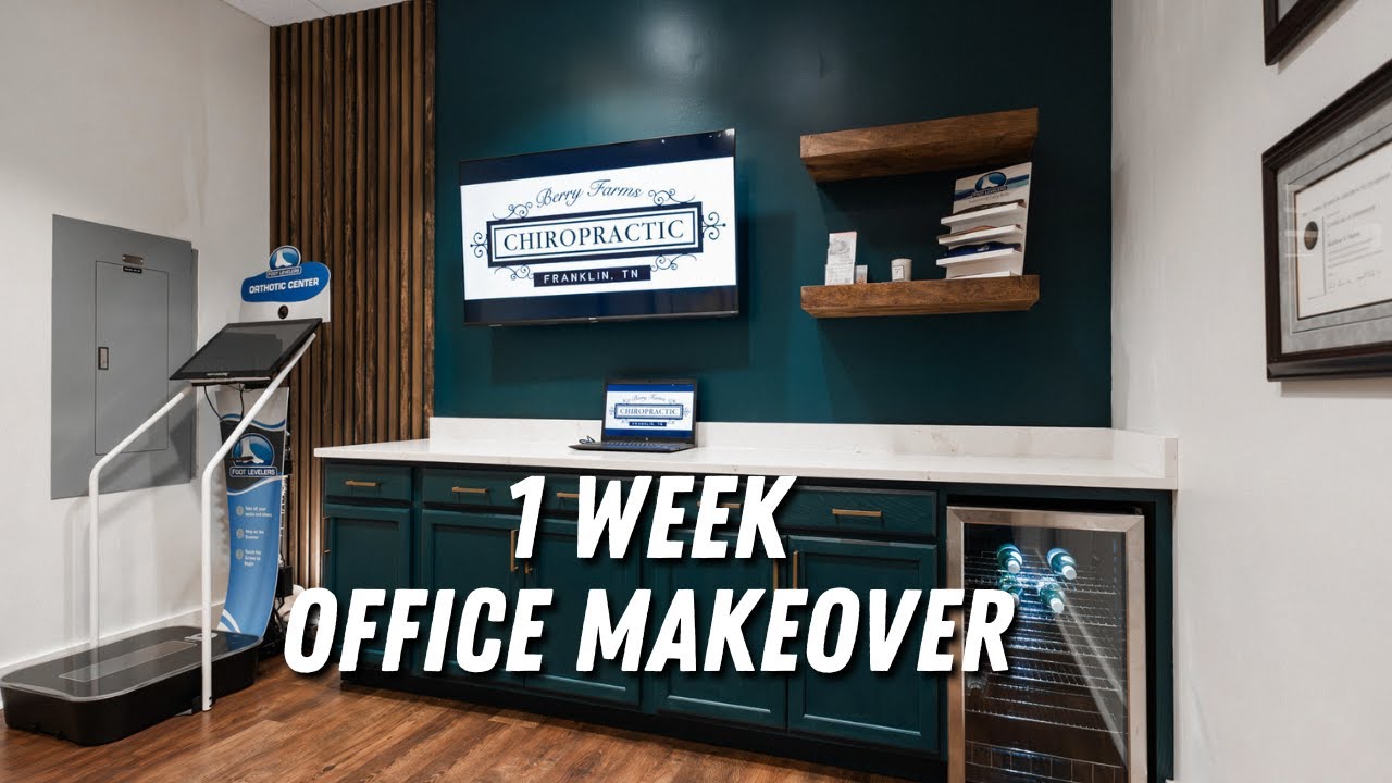 Office Makeover: We renovated this office in 1 week!! - YouTube