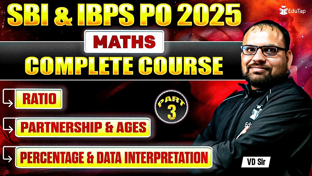 SBI & IBPS PO Quant Full Course 2025 | SBI & IBPS PO Prelims Complete ...