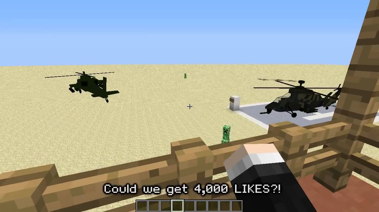 Minecraft | HELICOPTERS! (Realistic Helicopters in Minecraft!) | Mod ...