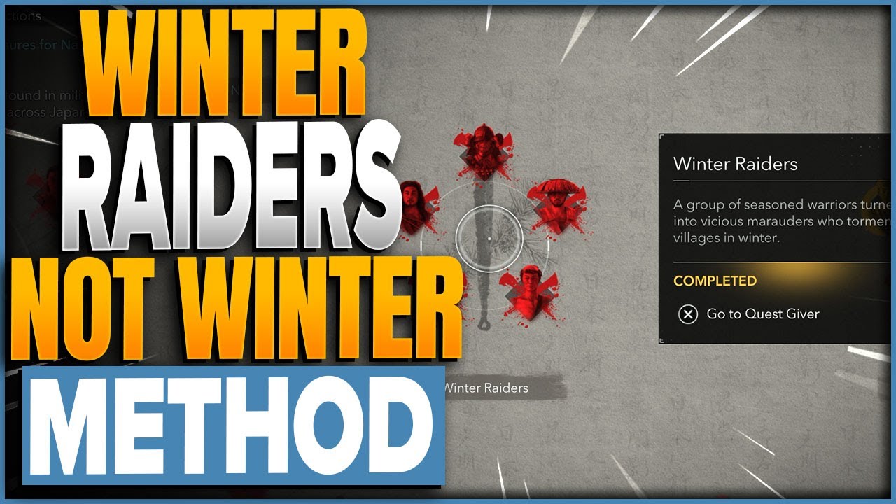 Winter Raiders (Not Winter Method) Guide In Assassin's Creed Shadows ...