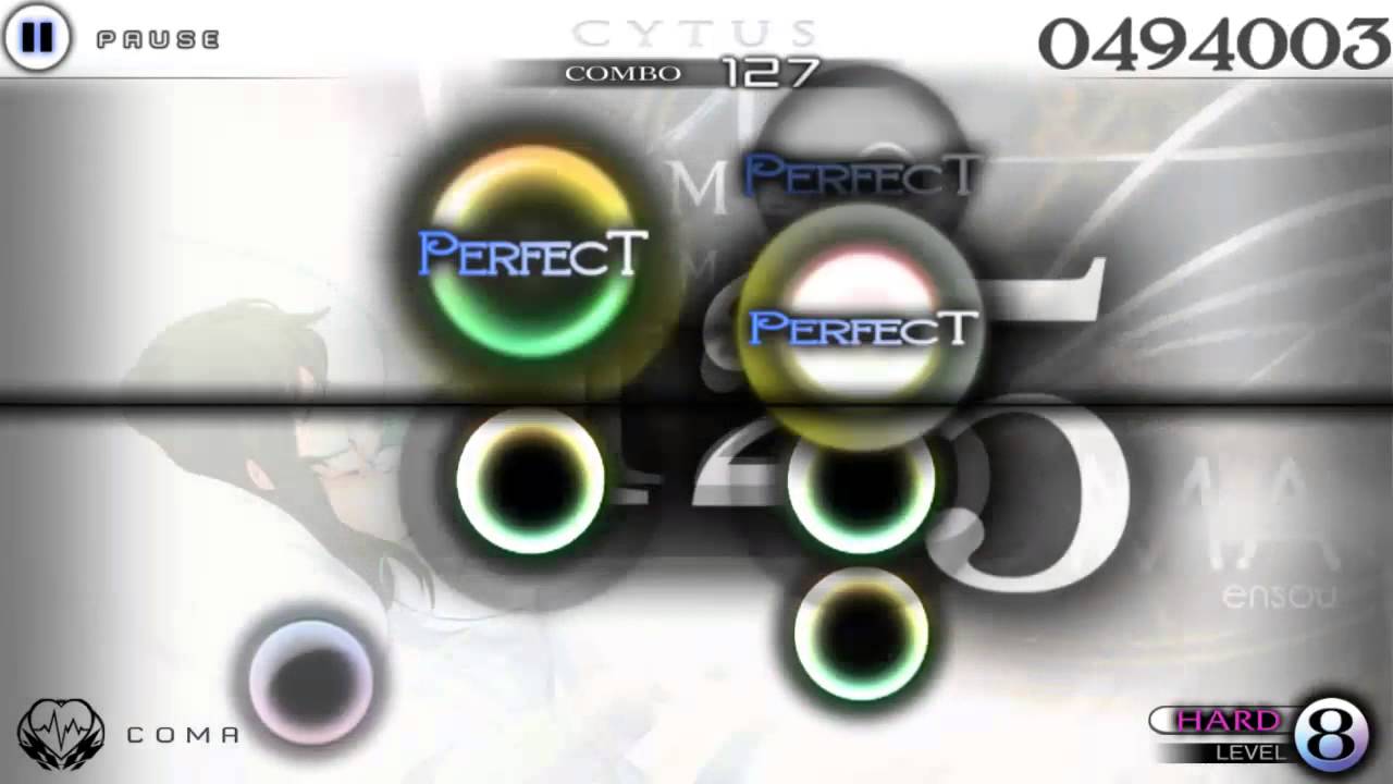 Cytus Gameplay - COMA(Hard) - 918138 - YouTube