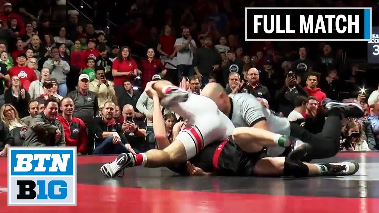 141 LBS: #1 Luke Pletcher (Ohio State) vs. Hunter Baxter (Maryland ...