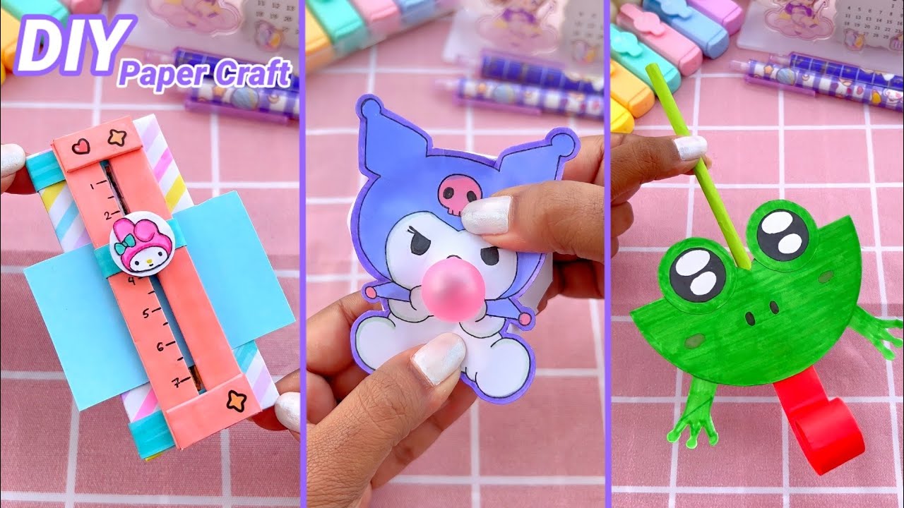 Easy Craft Ideas / DIY Miniature Crafts Idea / school hacks / paper ...