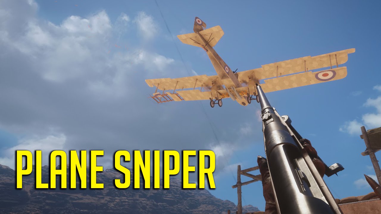 The Plane Sniper! Battlefield 1 Dynamite Car, Aerial Acrobatics! - YouTube