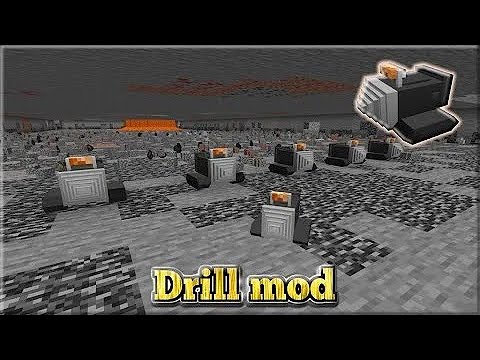 DRILLS in MINECRAFT! Mod Survival #19 - YouTube