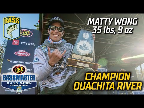 Matty Wong wins 2021 B.A.S.S. Nation Championship on Ouachita River ...