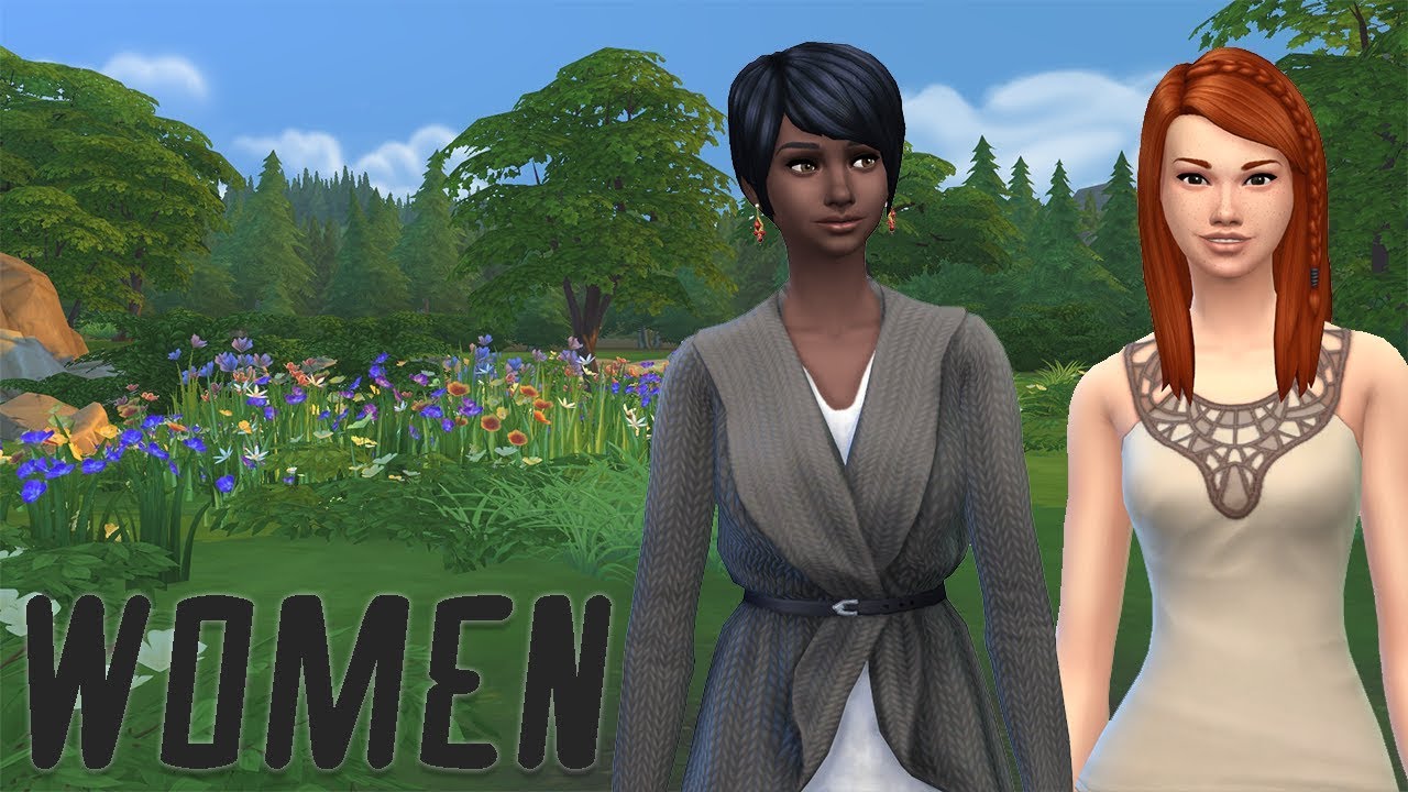 The Sims 4: Create a Sim – Female Sim Household 1 - YouTube
