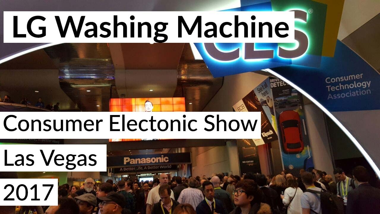 LG Washing Machine at CES 2017 - YouTube