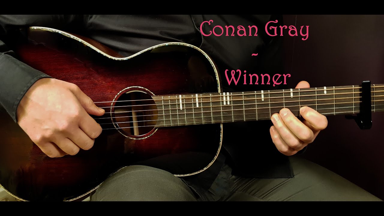 How to play CONAN GRAY - WINNER Acoustic Guitar Lesson - Tutorial - YouTube