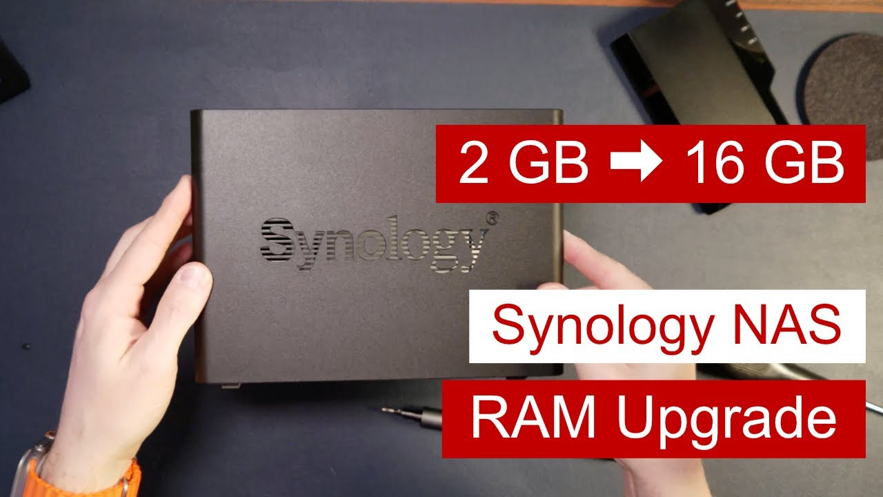 Synology NAS RAM Upgrade (am Beispiel einer DiskStation DS218+) - YouTube