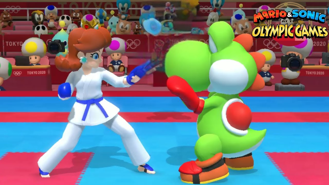 Mario & Sonic At The Olympic Games Tokyo 2020 (Karate) Daisy Blaze ...