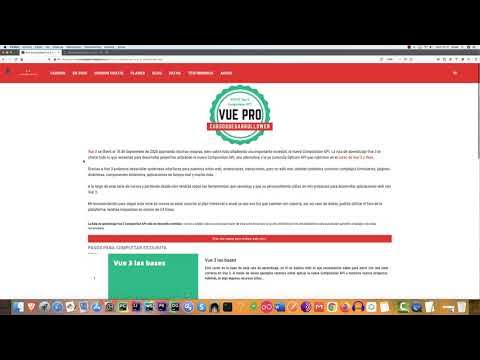 Ruta de aprendizaje Vue 3 y Composition API, Realtime, Vuex, apps ...