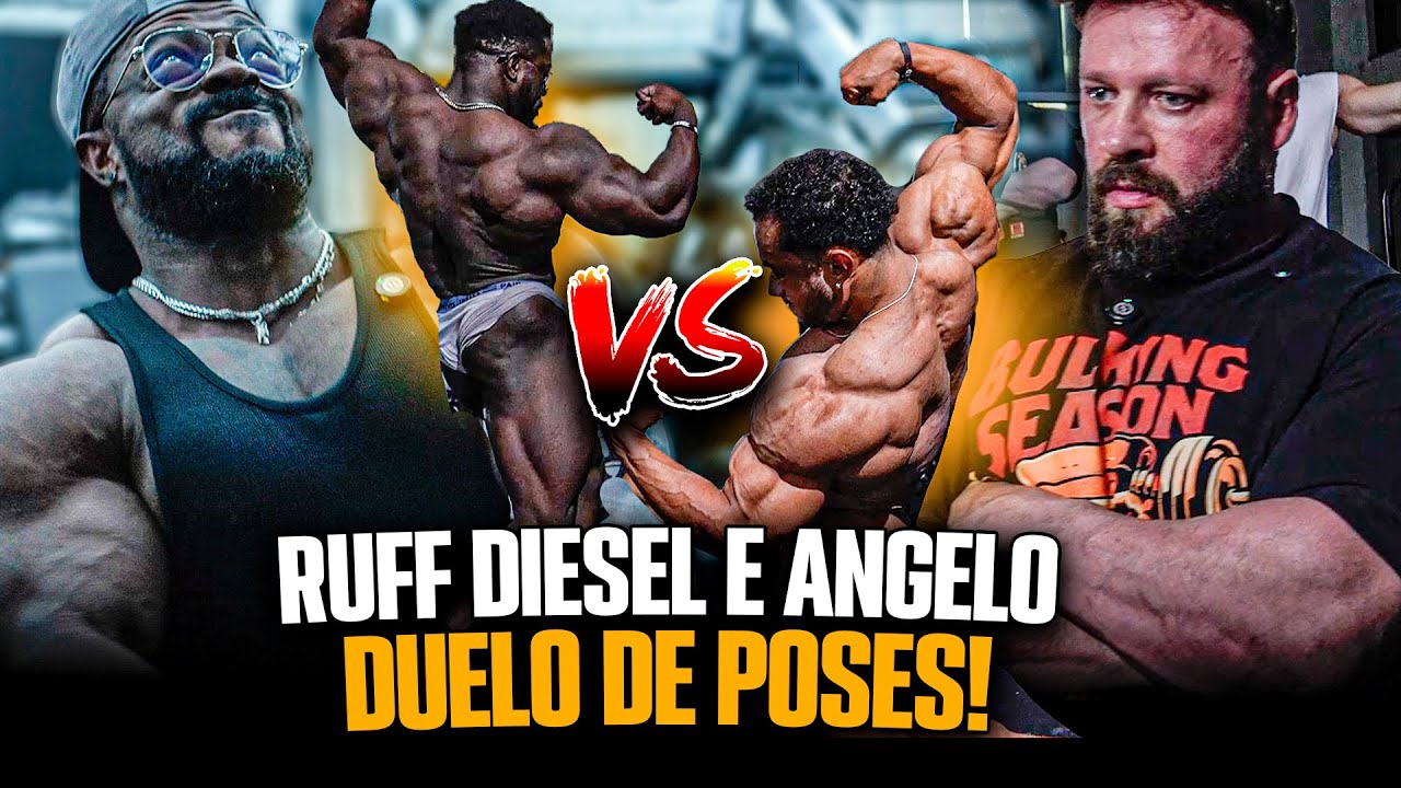 RUFF E ANGELO DERAM UM SHOW DE POSES NO CT! AVALIAÇÃO DO HENRIQUE COM O ...