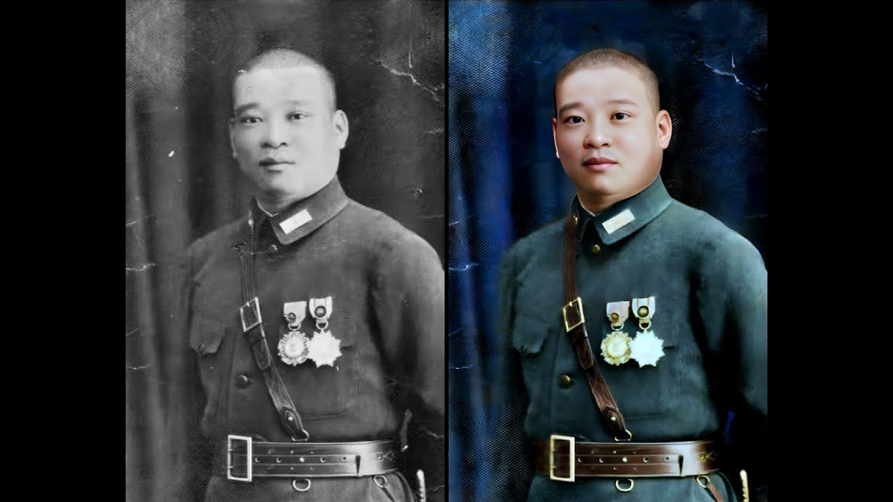 舊照片IA修復：General Wu Huawen 吳化文將軍 - YouTube