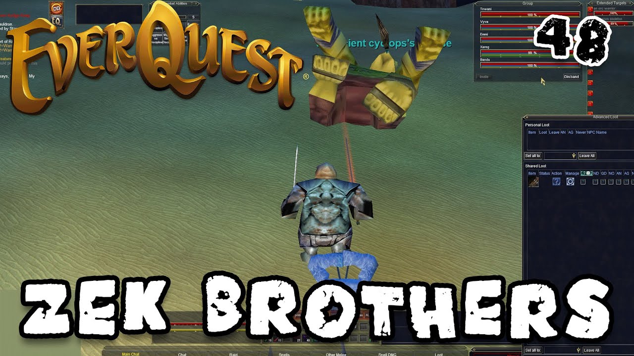 Everquest - Yelinak TLP - Level 60 WAR - Ancient Cyclops - YouTube