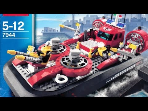 Lego speed build 7944 Fire Hovercraft - YouTube