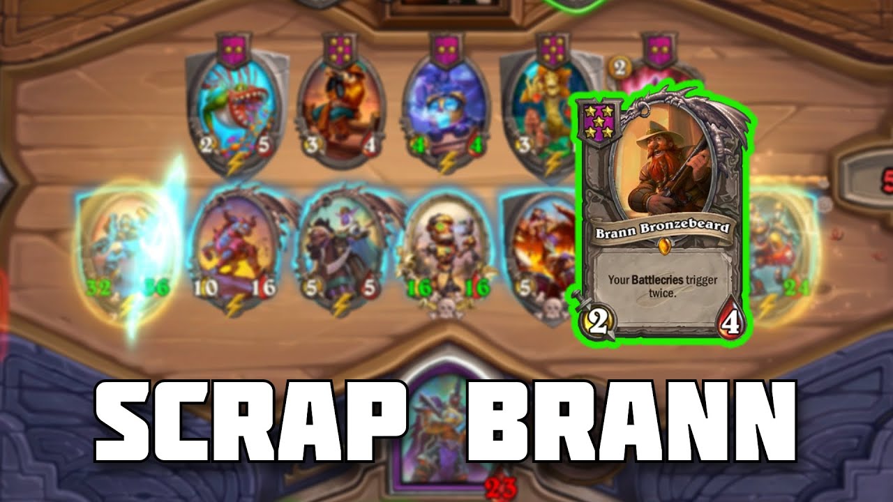 Scrap Brann | Hearthstone Battlegrounds - YouTube