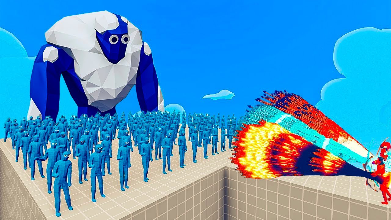 100x ICE ZOMBIES + 1x ICE GIANT vs EVERY GODS - Totally Accurate Battle ...