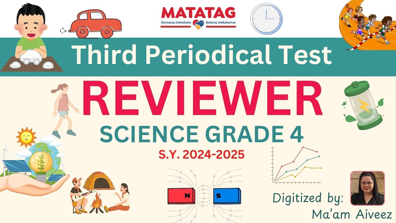 MATATAG | SCIENCE 4 | QUARTER 3 PERIODICAL TEST REVIEWER | SY 2024-2025 ...
