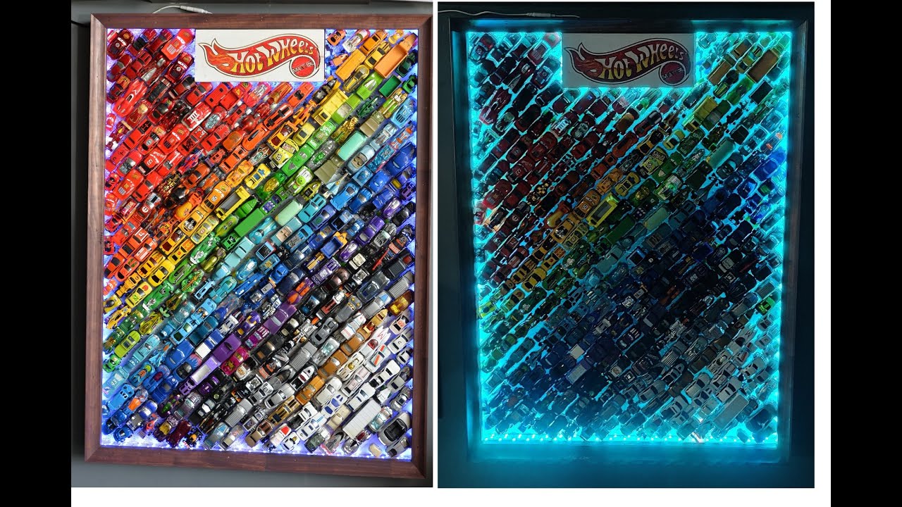 Hot Wheels Led Light Box Build - YouTube