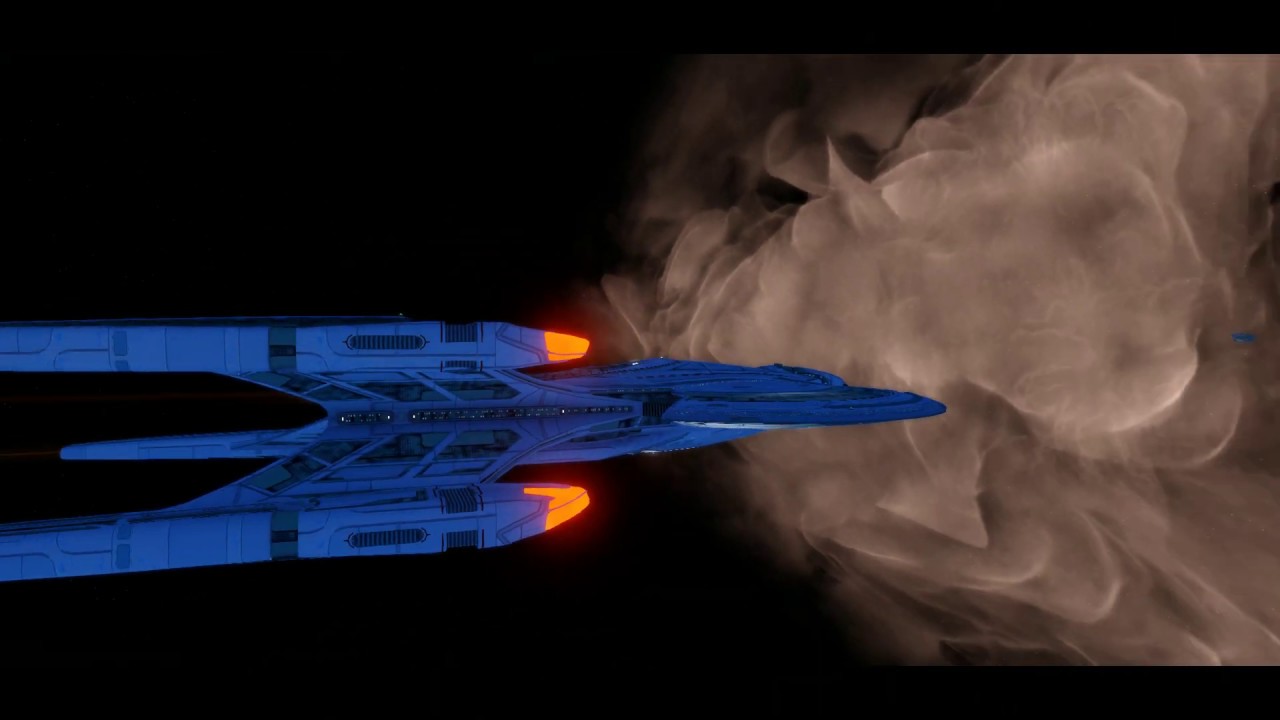 Star Trek Online - Buran Command Dreadnought Cruiser Battle Test - YouTube